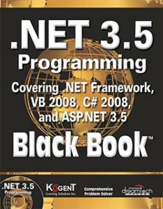 .NET 3.5 Programming Black Book | Dreamtech Press- Books & Education ...